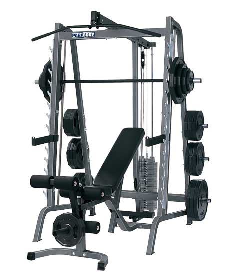 Parabody (Life fitness) Smith press mašina sa Lat nastavkom