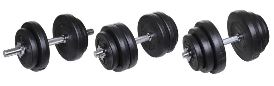 Podesivi uteg za jednu ruku set