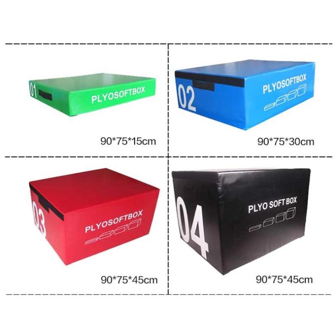 SOFT PLYO BOX SET (15, 30, 45 i 60 cm)
