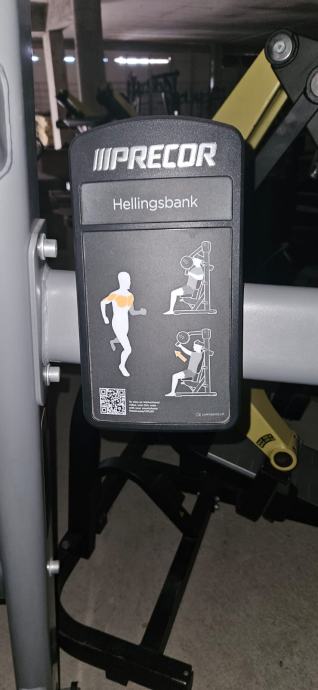 Precor Discovery Incline Press plate