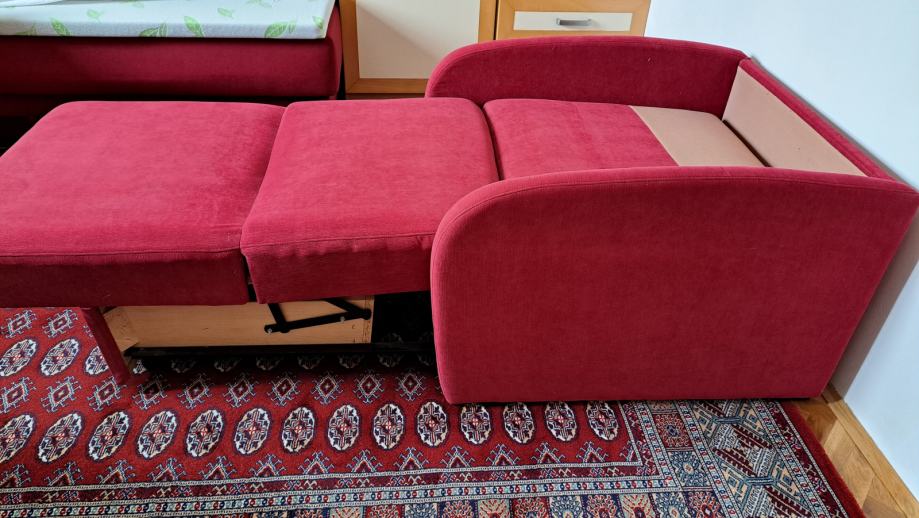 Fotelje na razvlačenje s ladicom