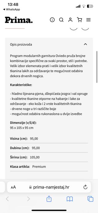 Prima fotelja
