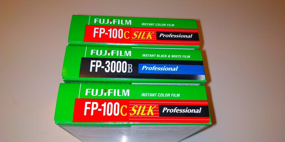 FUJIFILM FP-3000B (prodano) i FP 100C SILK peel-apart instant film