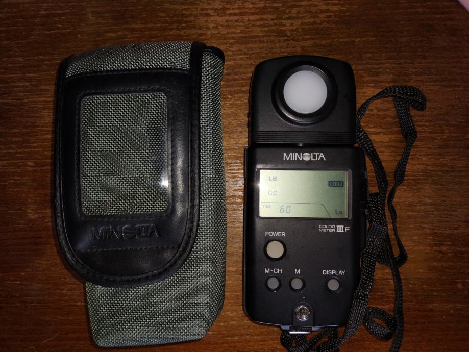 Minolta color meter