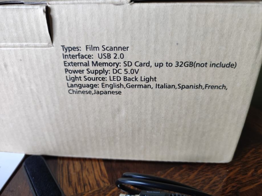 Skener, Scanner za filmove (negative i dijapozitive (slajdove))