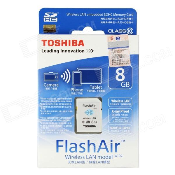 Toshiba Flashair 8GB Class 10 Wi-Fi SD Kartica W-02: NOVA