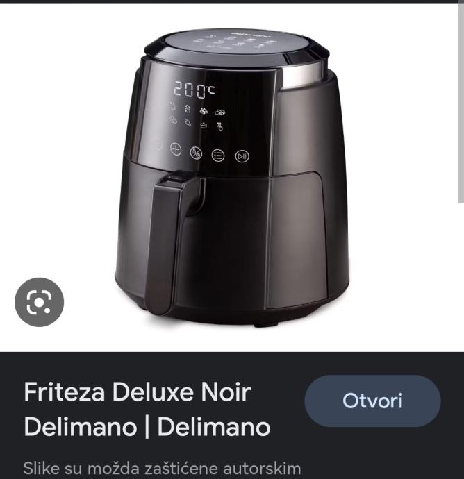 Delimano friteza Noir