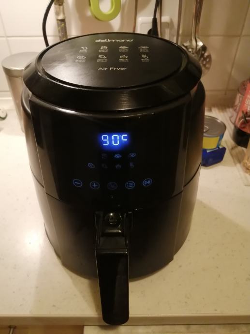Delimano friteza na vruči zrak Air fryer Deluxe noir