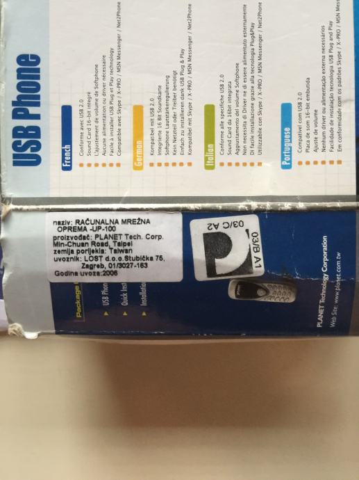 USB telefon za kompjuter, laptop, PC, novo, dostava