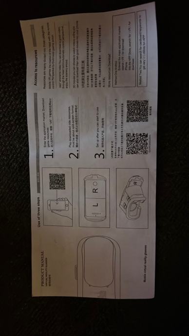 VR naočale Virtual reality glasses RK3plus