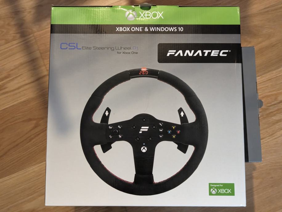 Fanatec CSW 2.5, pedale i volan