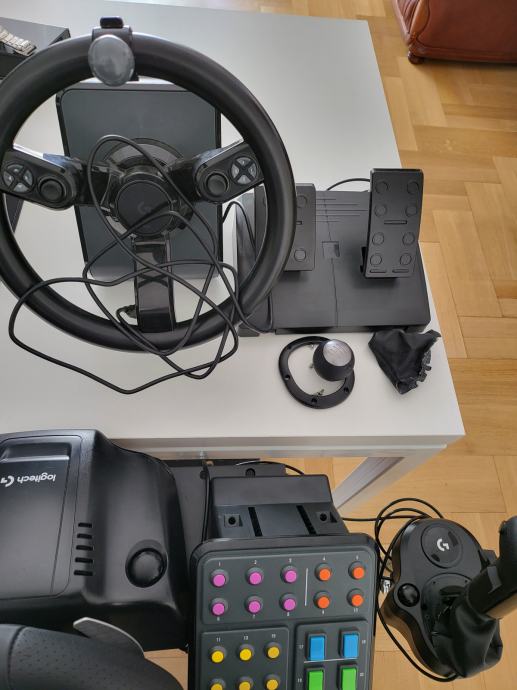 Logitech G29+wheel stand pro+Almar SKRS shifter+logitech heavy bundle