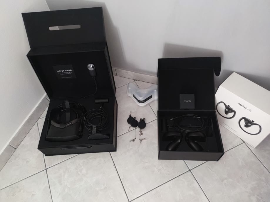Oculus Rift CV1 + VRCover navlaka + stropni nosači kabla