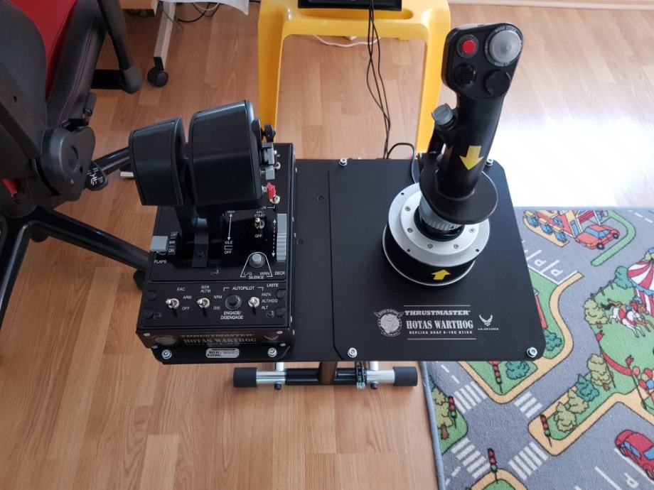 Thrustmaster warthog US AIR FORCE a10c ultimate HOTAS kompletan set