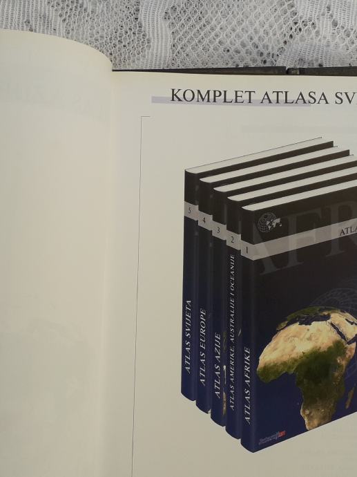 KOMPLET ATLASA SVIJETA 1-5