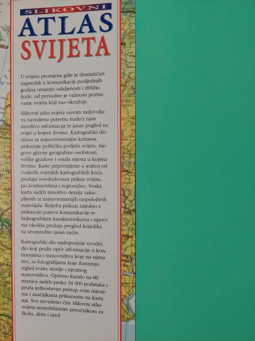 SLIKOVNI atlas svijeta - Urednik : William R. MEAD