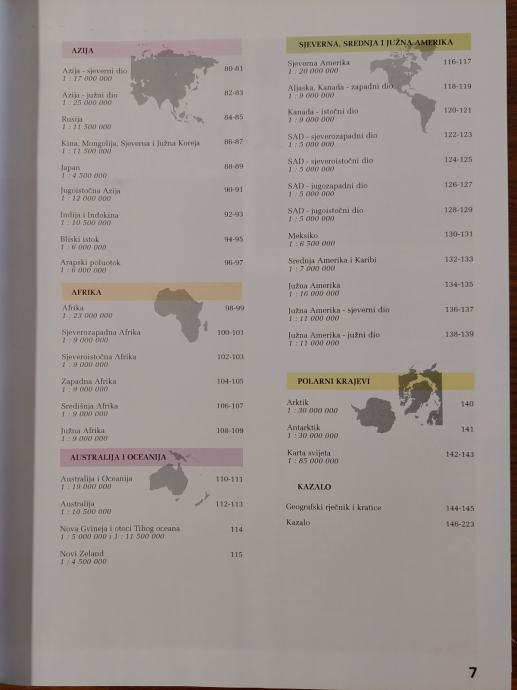 SLIKOVNI atlas svijeta - Urednik : William R. MEAD