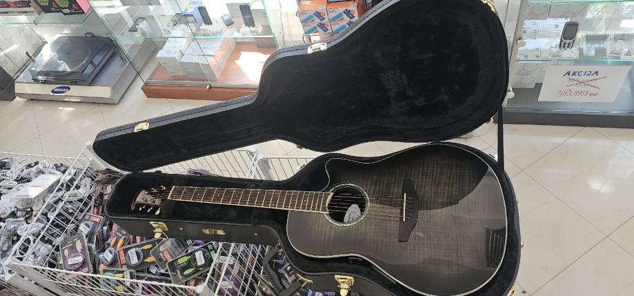 OVATION CELEBRITY STD. PLUS CS24P-TBBY TRANS BLACK FLAME GITARA