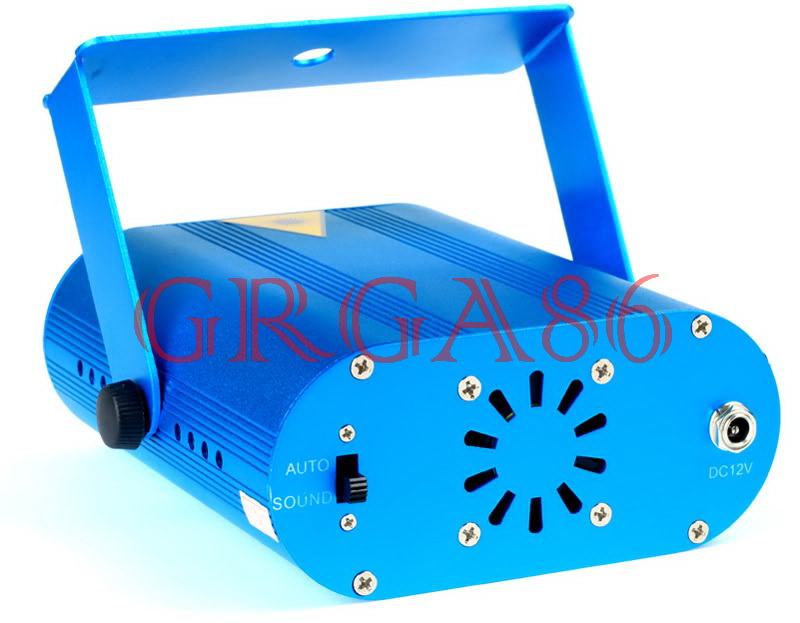 DJ MINI LASER DISCO 50 OBLIKA 8 LED crvena+zelena boja NOVO