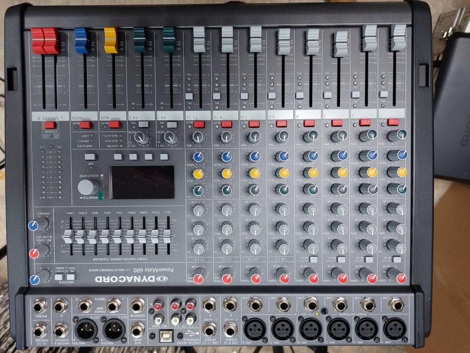 Dynacord pm600-3, 2x1000w