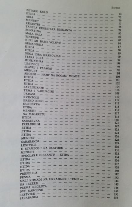 NOTE ZA HARMONIKU, SOLFEGGIO