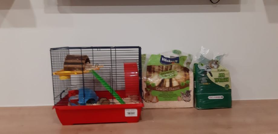 Sibirski hrčak žuti, kavez za hrčka