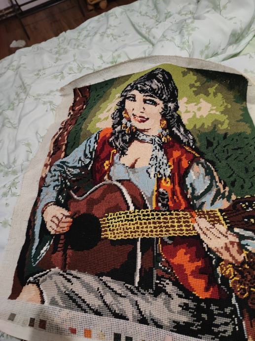goblen ciganka sa gitarom wilerov