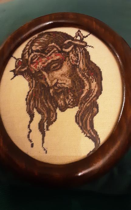 Goblen (Wiehlerova tehnika), Isus okrunjen trnovom krunom