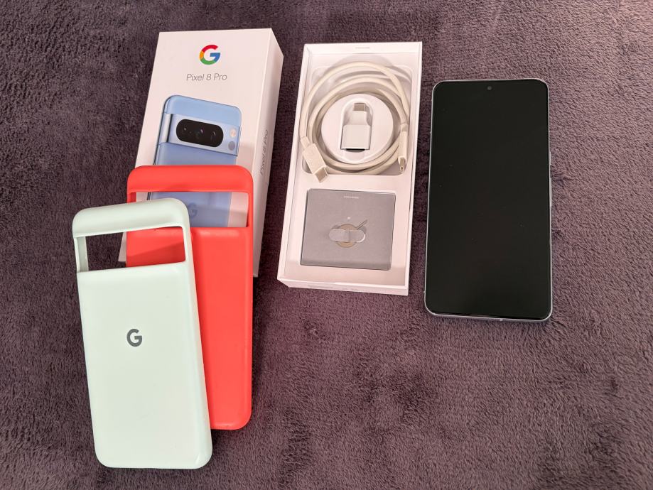 Google Pixel 8 Pro, 256 GB, Bay plavi, sa 2 original maskice