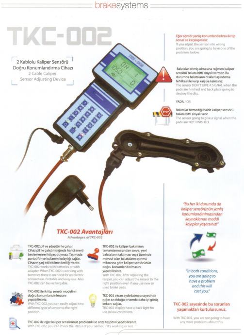 Alat za podešavanje senzora kočione čeljusti knorr bremse ver 2