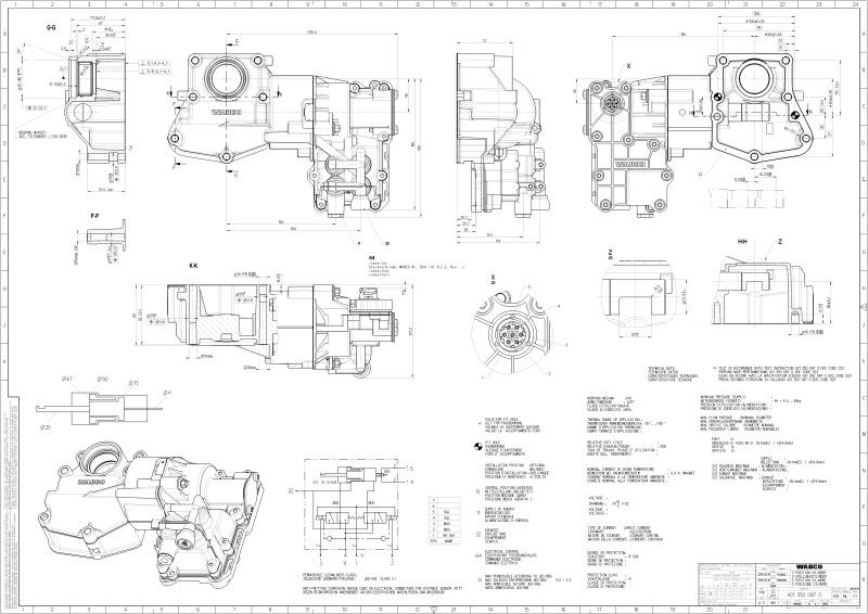 Cilindar na mjenjaču mercedes actros mp2, mp3, mp4