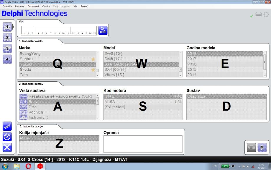 Kamionsla dijagnostika Delphi single board 2021 HR + thinkpad