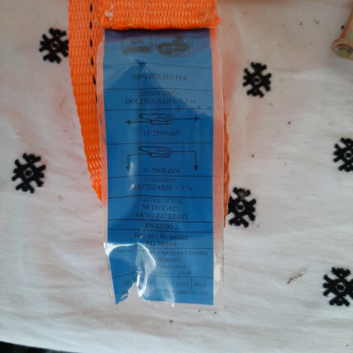 gurtne za vezanje tereta