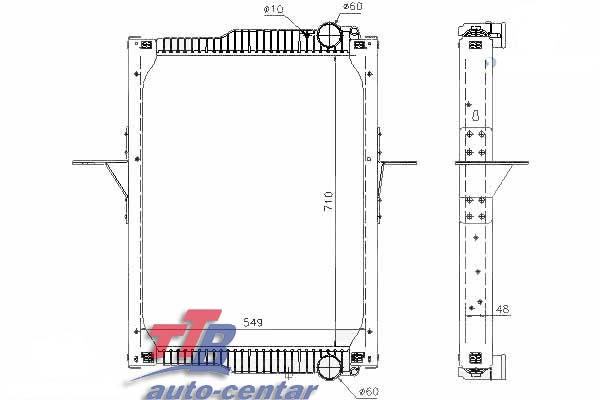 Hladnjak vode - Renault Midlum DXI 7, Volvo FL2