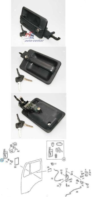 Kvaka s bravom i ključom - MB