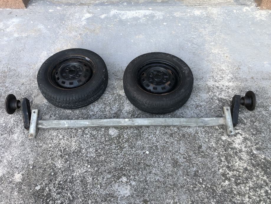 Osovina za auto prikolicu 750 kg