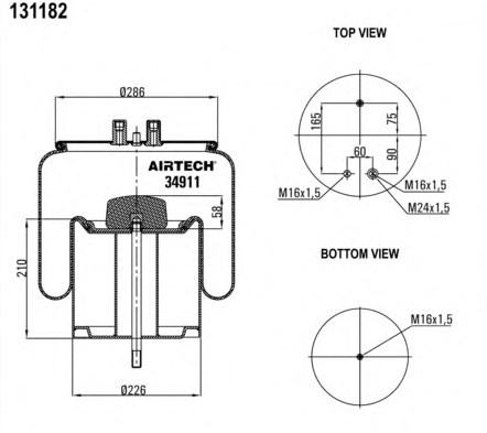 ZRAČNI JASTUK RVI 5010294308 5010557356