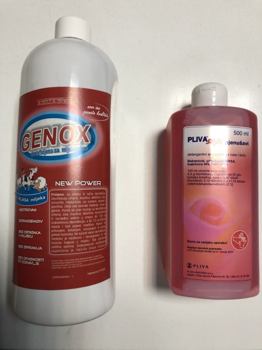 GENOX dezinficijens 1L - ZA PRANJE i DEZINFEKCIJU - BEZ ISPIRANJA!