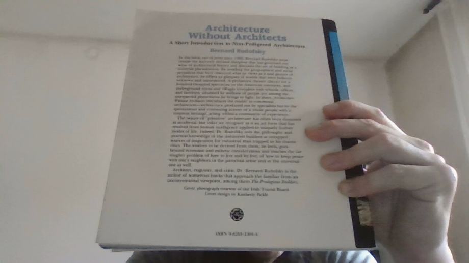 BERNARD RUDOFSKY - ARCHITECTURE WITHOUT ARCHITECTS