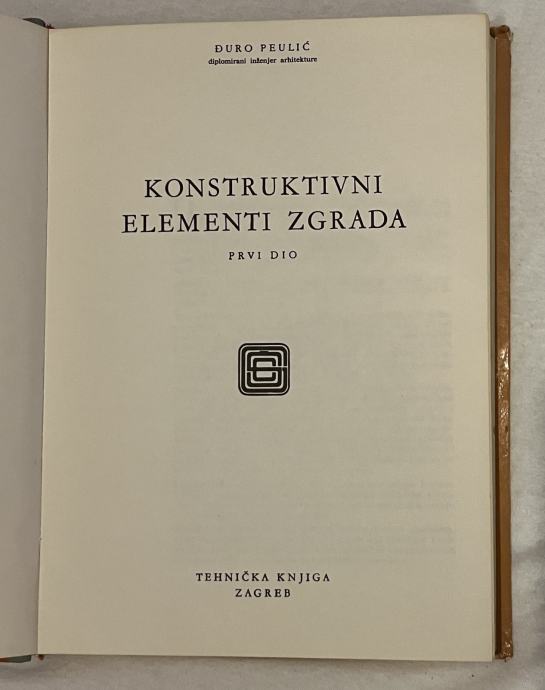 Konstruktivni elementi zgrada Đuro Peulić