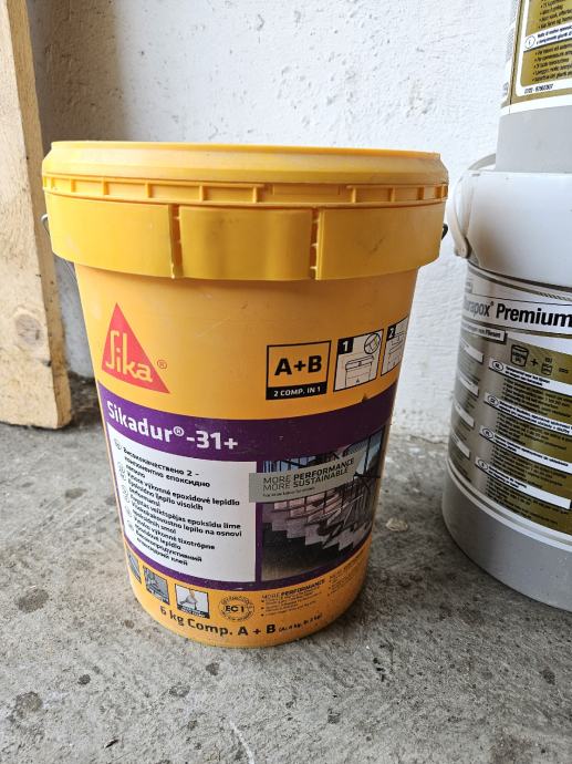 Epoxy fuga, ljepilo itd.