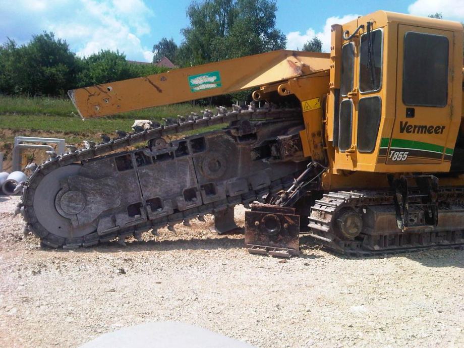 Vermeer T855 kanalokopač - rovoglodač -freza za iskop kanala