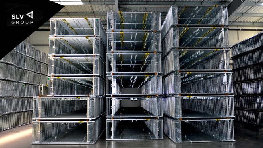 Čelične skele SLV 70 Plettac 250m2 (6,3m x 39m)