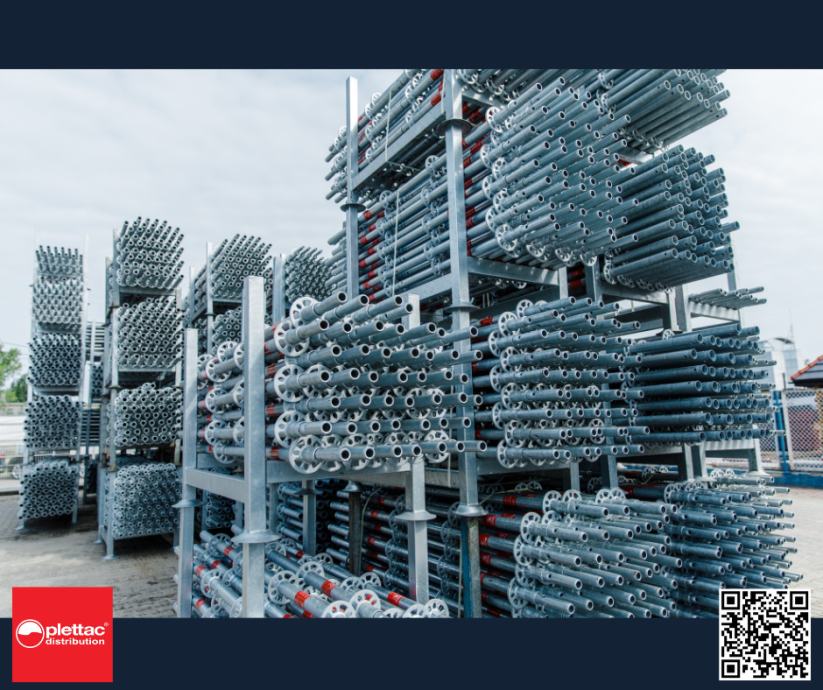 Skela, Građevinske modularne skele 60m2, čelične platforme ZAVARENE