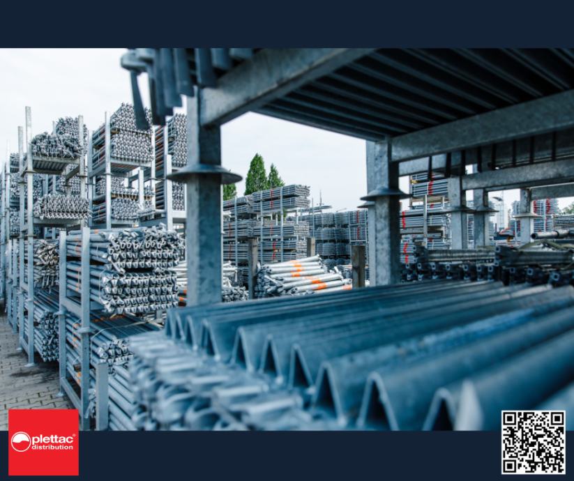 Skela, Građevinske modularne skele 60m2, čelične platforme ZAVARENE