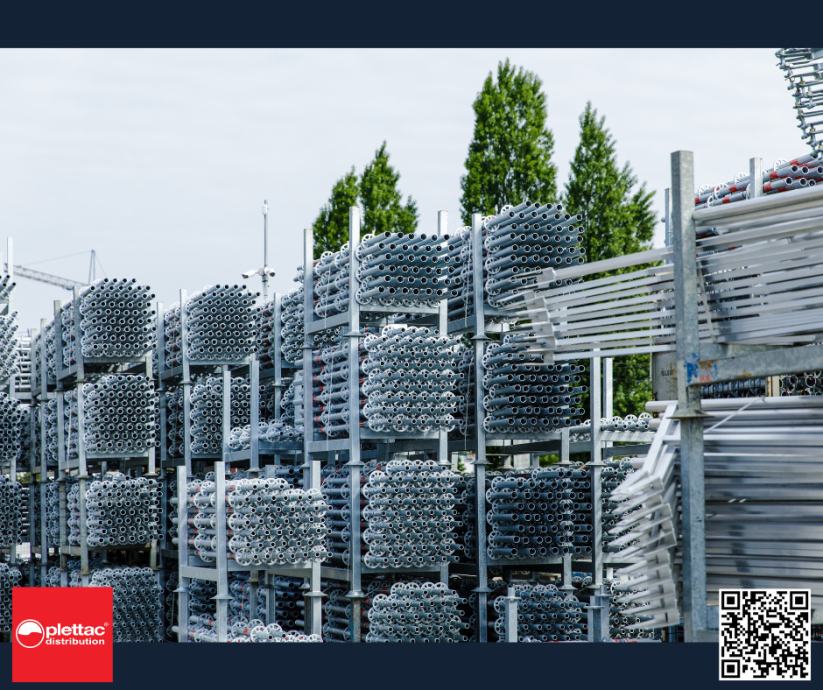 Skela, Građevinske modularne skele 60m2, čelične platforme ZAVARENE