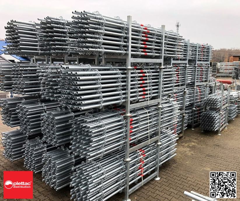 Skela, Građevinske modularne skele 60m2, čelične platforme ZAVARENE