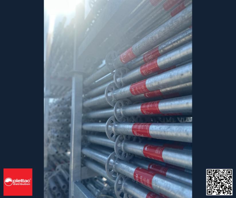 Skela, Građevinske modularne skele colovne 2000m2, zavarene platforme