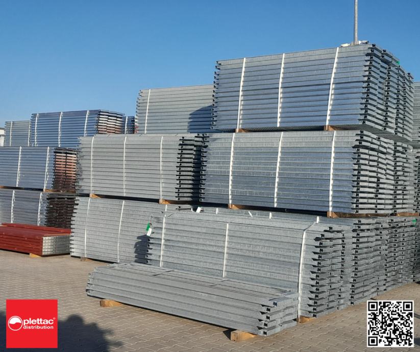 Skela, Građevinske modularne skele colovne 2000m2, zavarene platforme