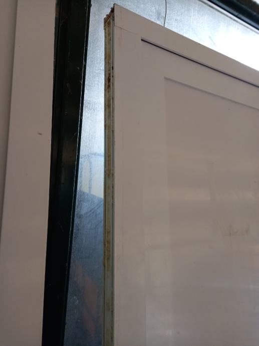 ALU I PVC VRATA-BIJELA PUNI PANEL